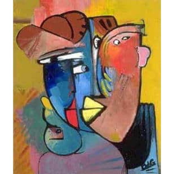 Tableau figuratif abstrait • Peintures sur toile