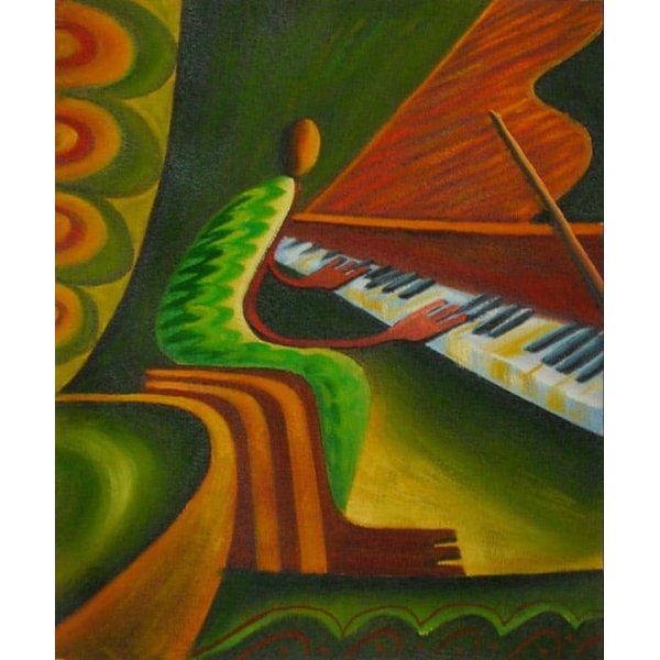 Peinture piano • Peintures sur toile